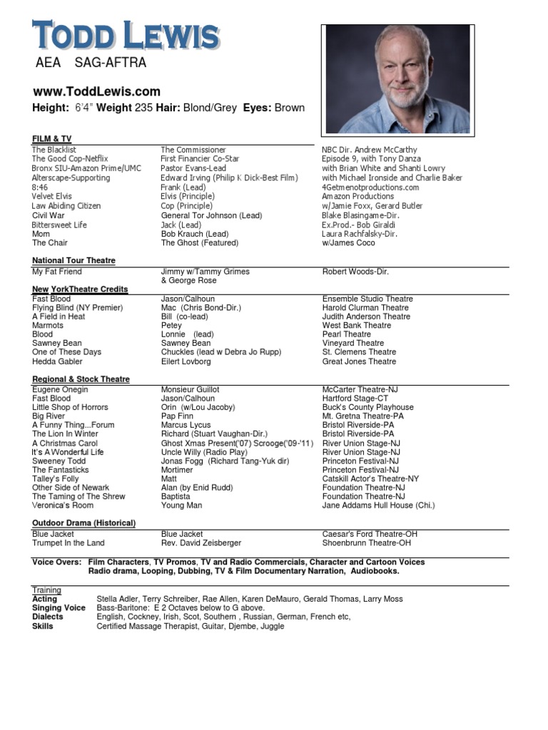 Todd Lewis 2021 Plain Resume | PDF