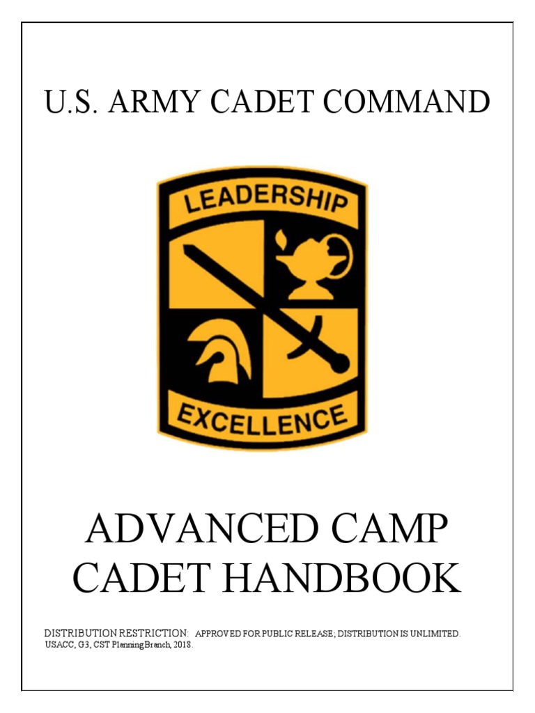 U.S. Army Cadet Command: Advanced Camp Cadet Handbook | PDF ...