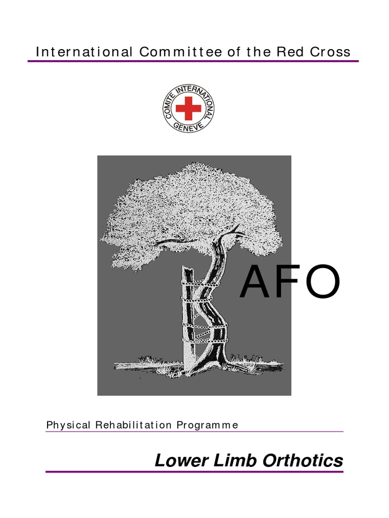 AFO Prescription - Measurement - Casting - Rectification & Fitting ICRC ...