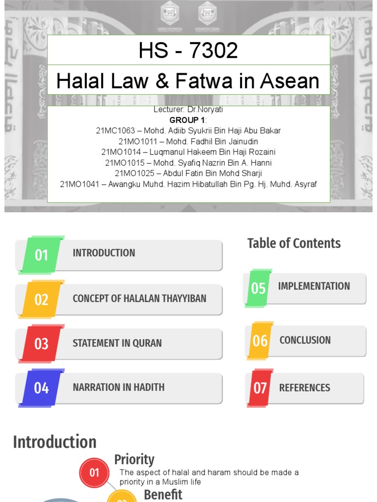 Halal Law & Fatwa in Asean | PDF | Religious Behaviour And Experience ...
