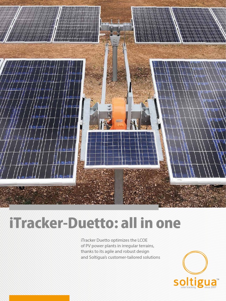 Soltigua-G2314-EN-v2.2-Brochure Itracker Duetto | PDF | Electricity ...