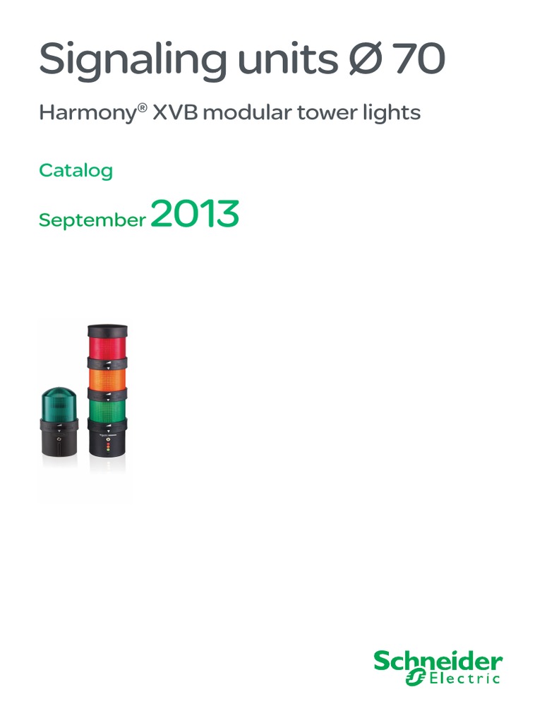 Signaling Units Ø 70: Harmony XVB Modular Tower Lights | PDF | Flash ...