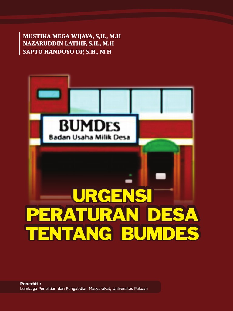 Buku Urgensi Peraturan Desa Tentang Bumdes | PDF