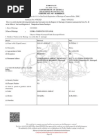 Tamil Nadu Marriage Certificate | PDF
