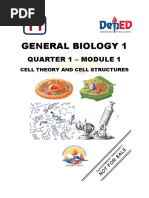 General Biology 1: Quarter 1 - Module 1: Title: Cell Theory | PDF ...