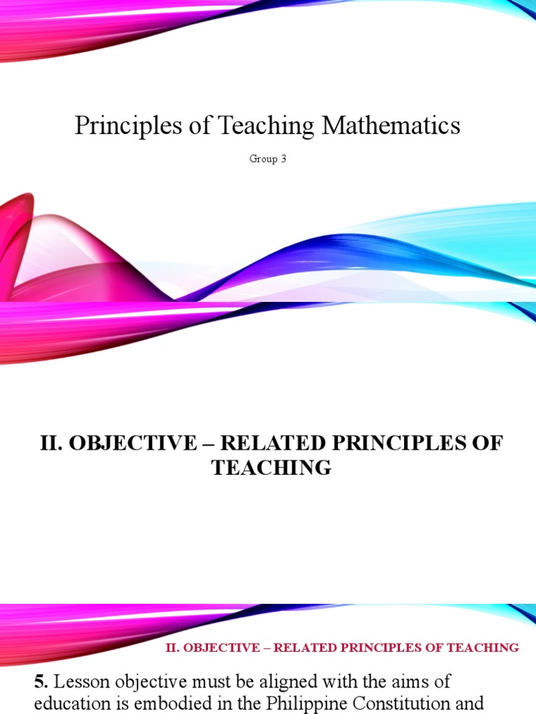 Principles of Teaching Mathematics | Download Free PDF | Learning ...