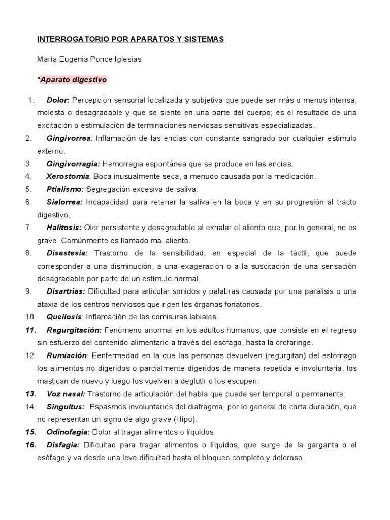 Diccionario de Términos Médicos | PDF | Percepción visual | Tos