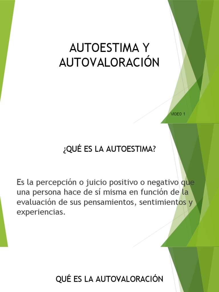 Autoestima y Autovaloración | PDF | Autoestima | Psicología Aplicada