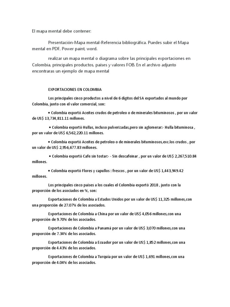 Trabajo de Mapa Mental | PDF | Transporte | Buques