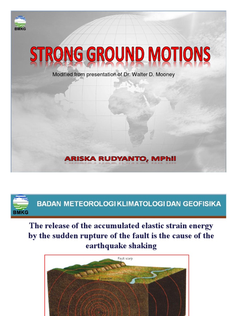 Strong Ground Motion | PDF | Earthquakes | Seismology