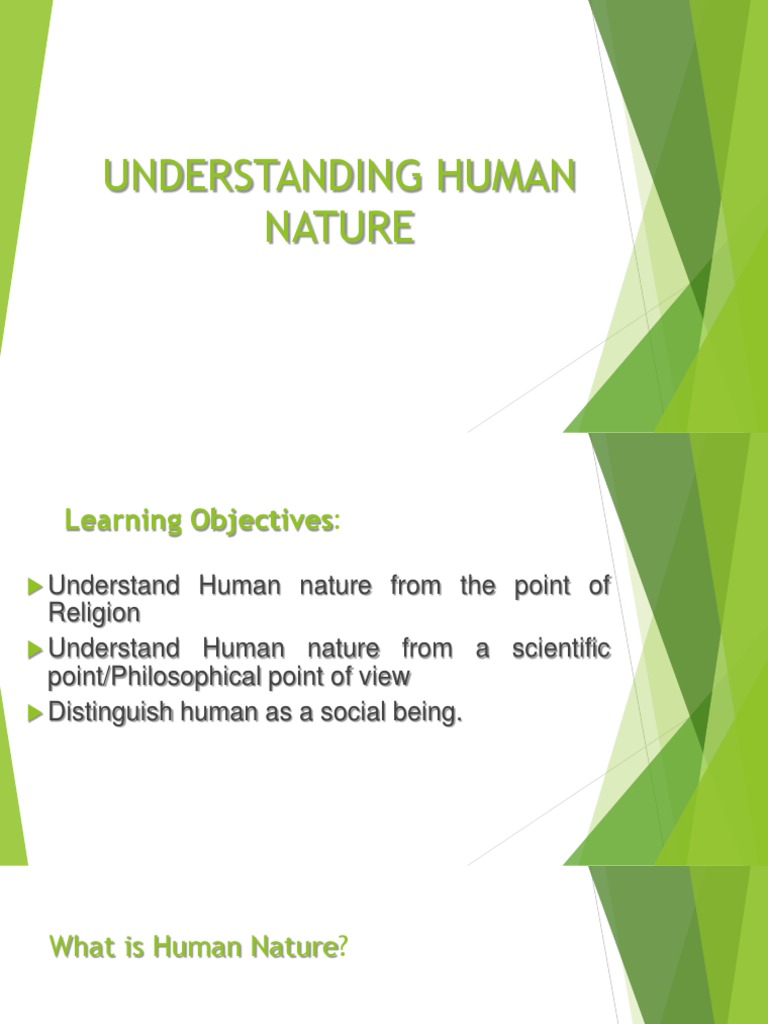 Understanding-Human-Nature NSTP Group1 | PDF | God | Human Nature