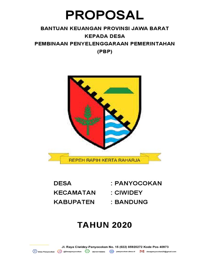 PROPOSAL Awal Bangub | PDF