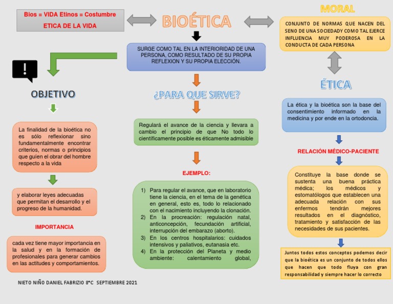 Mapa Conceptual Bioética | PDF | Bioética | Etica Aplicada