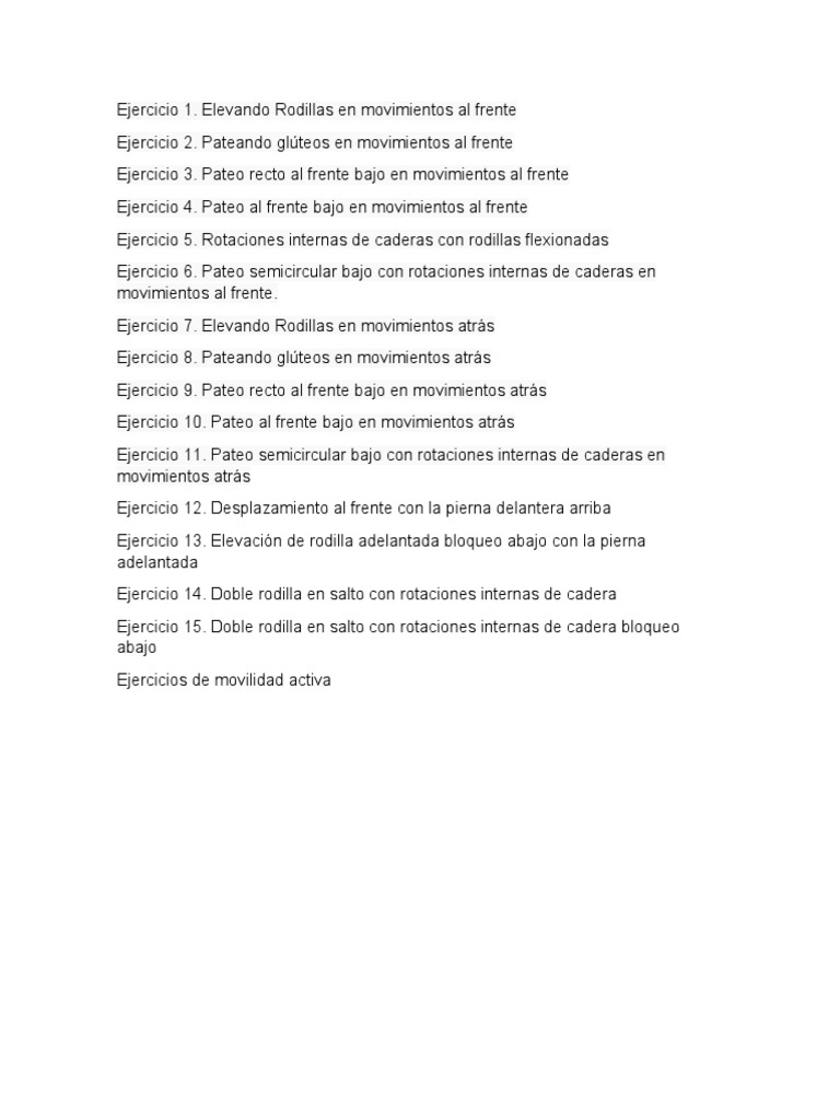 Ejercicio para La Actividad | PDF | Salud y bienestar