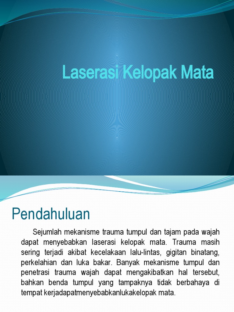 Laserasi Kelopak Mata | PDF
