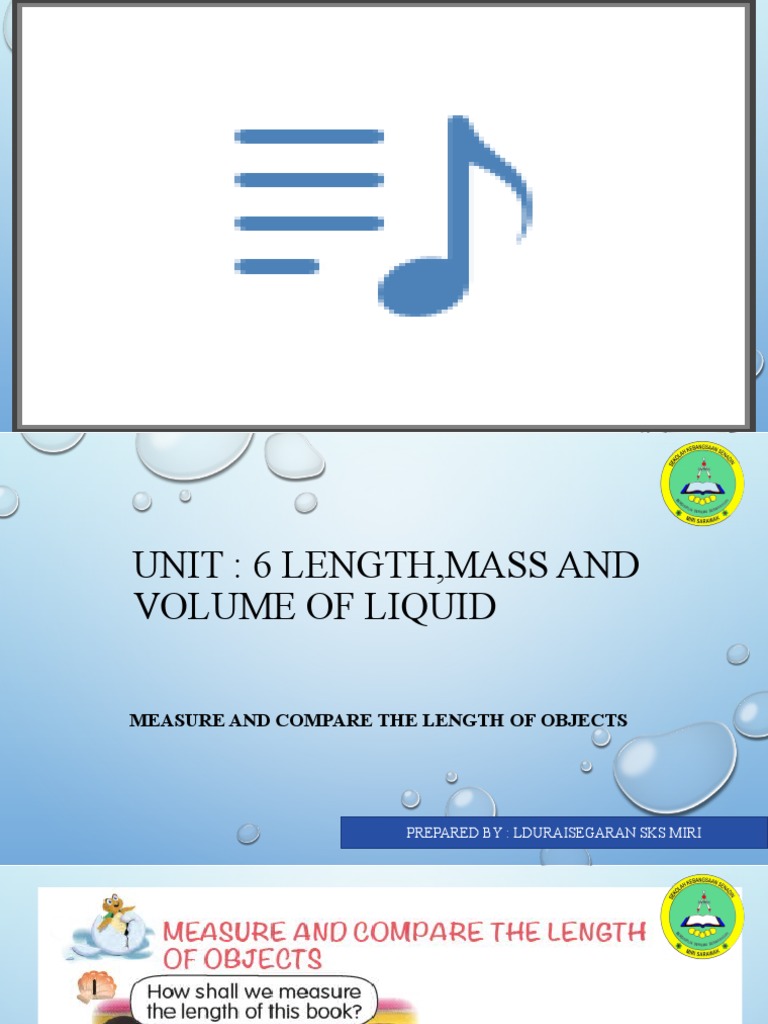Unit 6 Measure and Compare Length of Objects | PDF | Length | Metrology