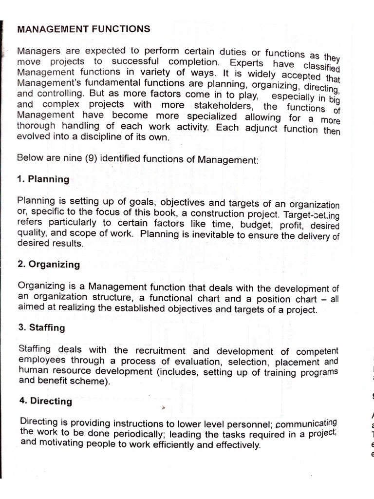 Construction Management | PDF