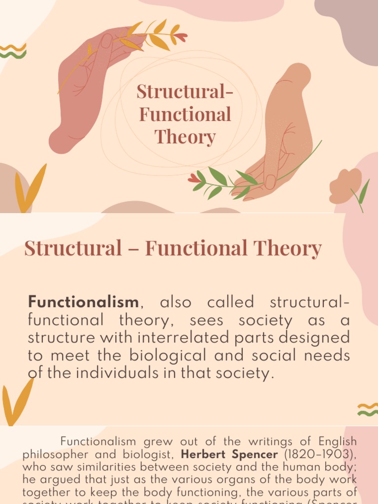 Structural Functional Theory | PDF | Émile Durkheim | Philosophical ...