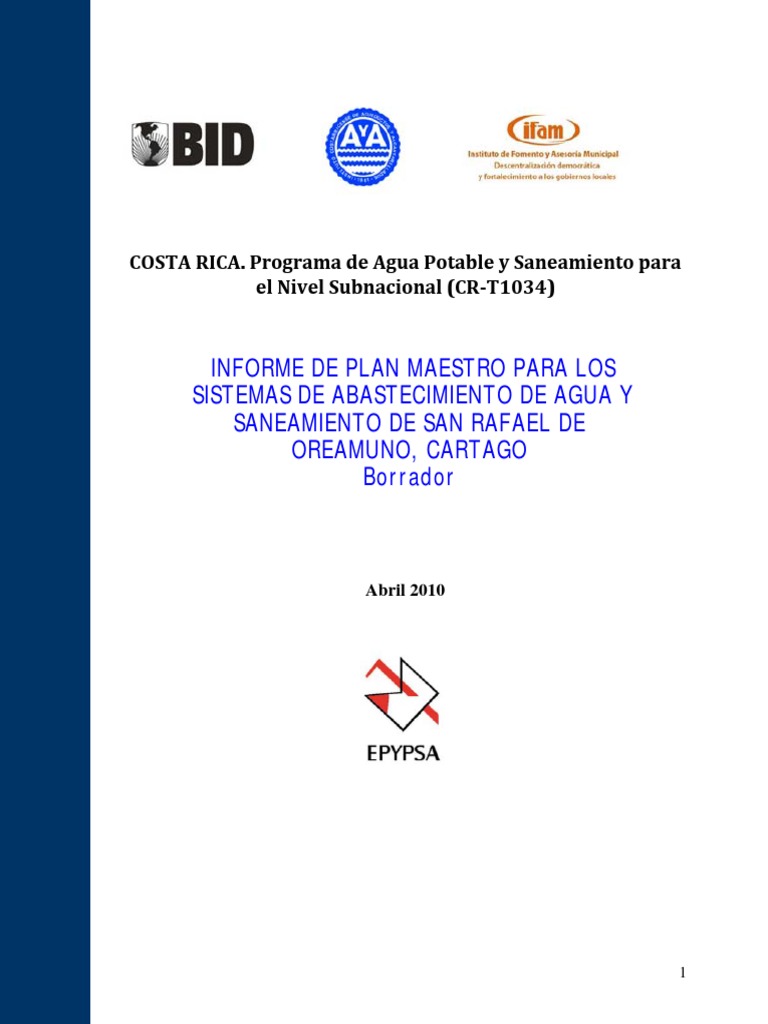 Oreamuno Plan Maestro DEF | PDF | Lava | Volcán