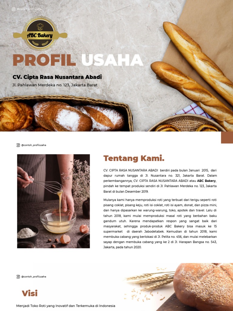 Contoh Profil Usaha | PDF