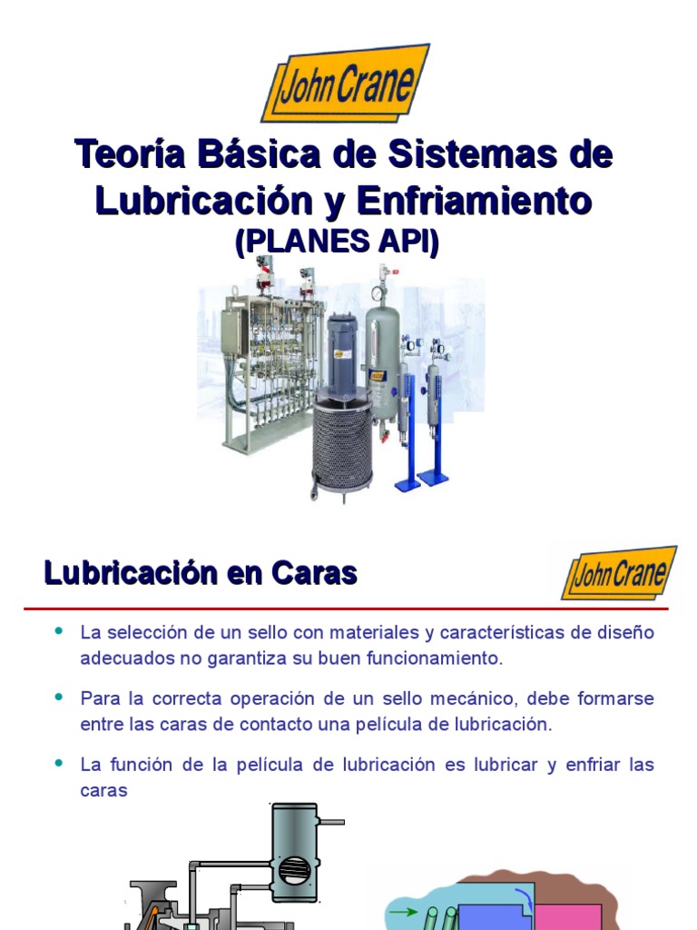 Planes API para Sellos Mecánicos | PDF | Bomba | Presión