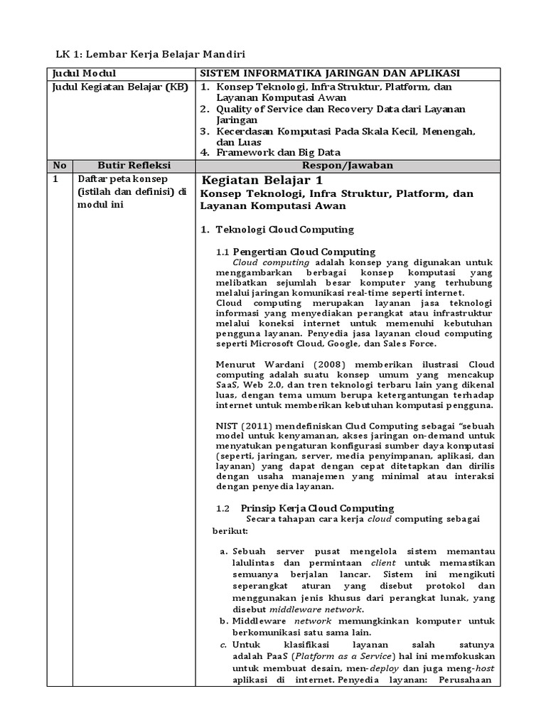 LK 1 - TKI-MODUL 6 Sistem Informatika Jaringan Dan Aplikasi | PDF LK 1 - TKI-MODUL 6 Sistem Informatika Jaringan Dan Aplikasi | PDF