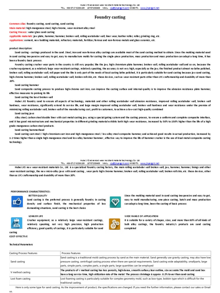 Foundry Casting Pdf Casting Metalworking Foundry