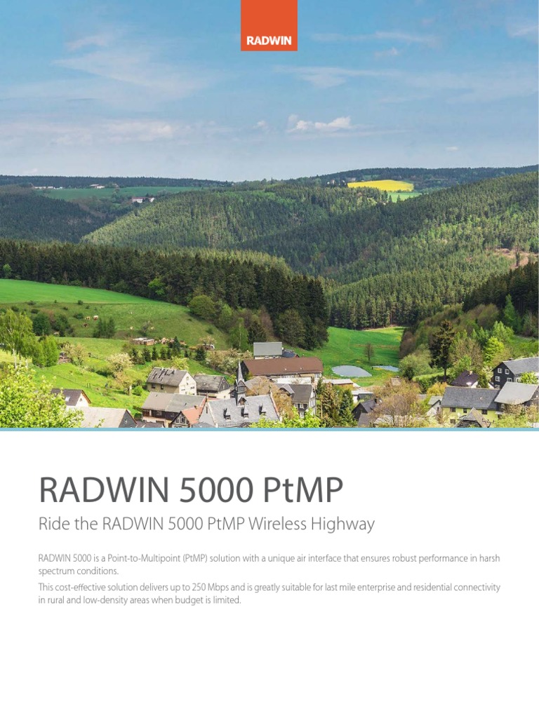 Ride The Radwin 5000 PTMP Wireless Highway | PDF | Internet Access | Radio