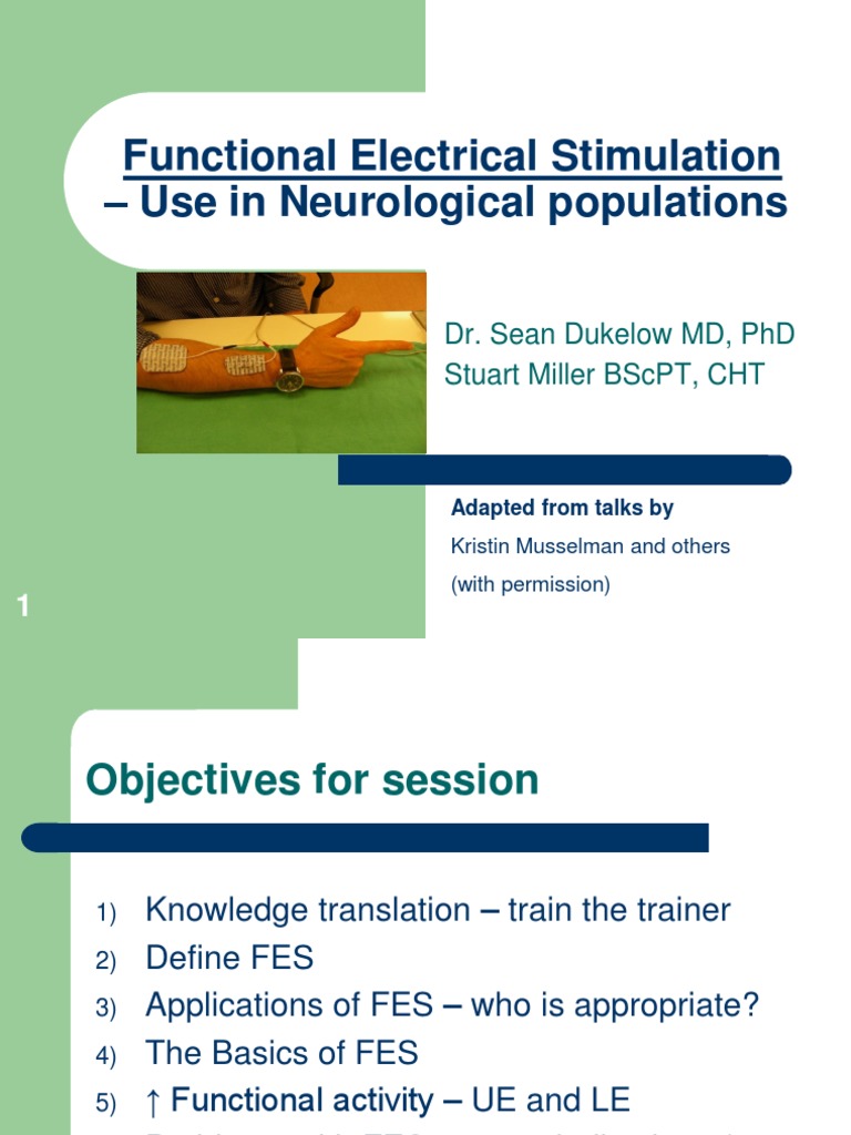 Functional Electrial Stimulation Sept 2015 | PDF | Neuroplasticity ...