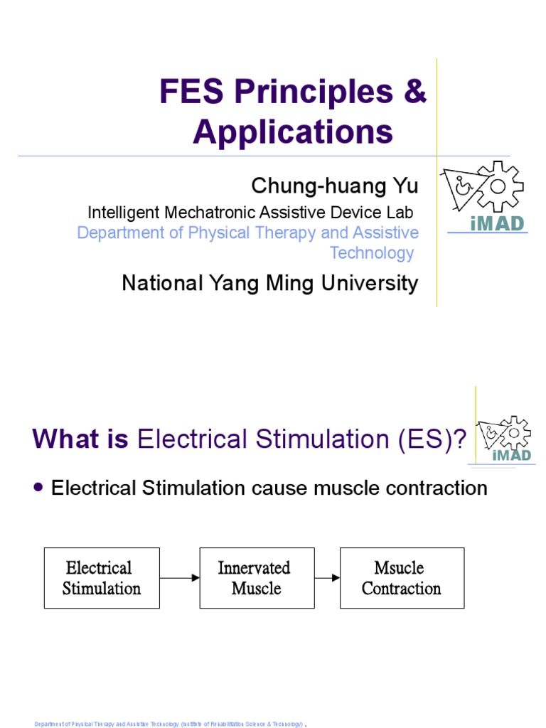 FES Principles and Applications Overview | PDF | Motor Neuron ...
