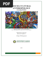 Socio-Cultural Anthropology Book 1 | PDF | Anthropology | Society