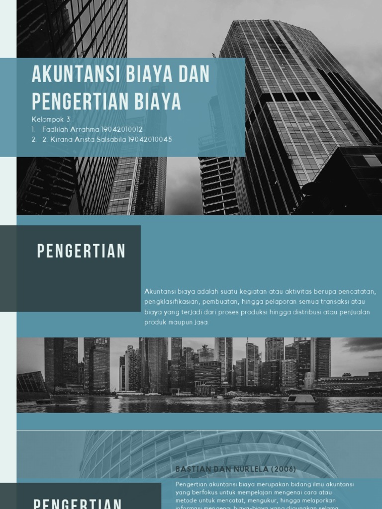 Akuntansi Biaya Dan Pengertian Biaya | PDF | Bisnis | Pengelolaan Keuangan & Uang