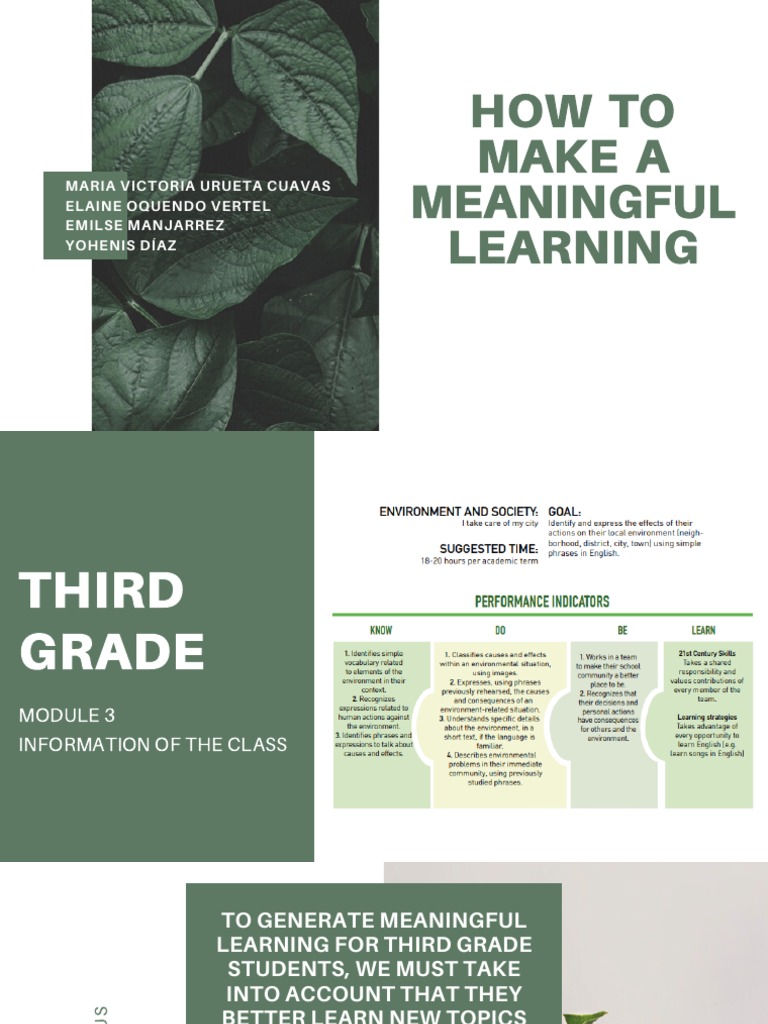 Engaging Third Grade Learning Activities | PDF | Learning ...