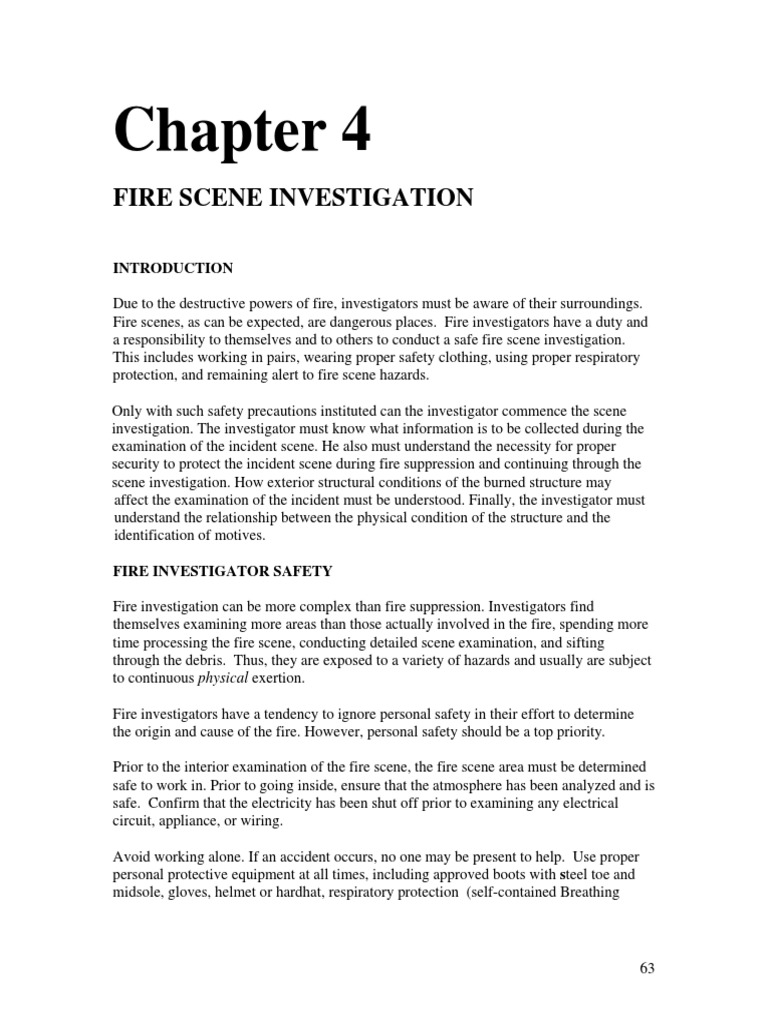 Guide For Conducting Marine Fire Investigations Chapter 4 | PDF ...