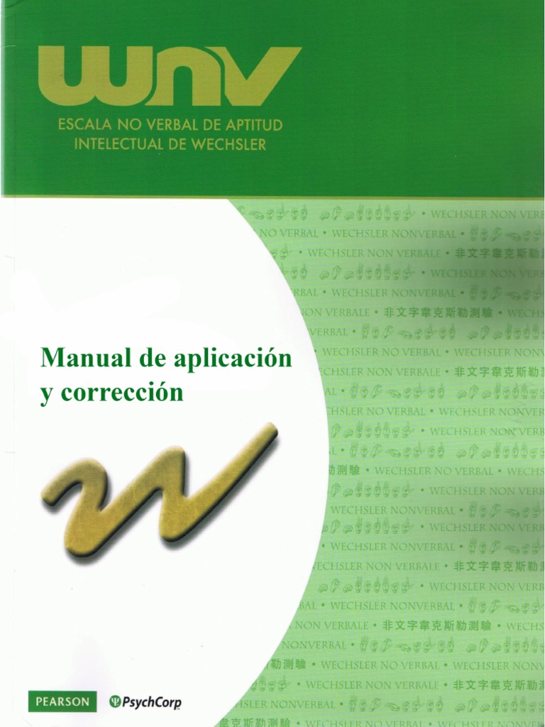 WNV Manual de Aplicación y Corrección | PDF