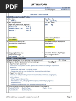 Perhitungan Kekuatan Sling Dan Beban Pada Lifting Plan | PDF