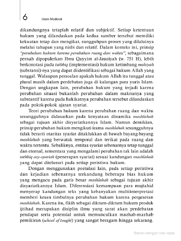 Abu Yazid - Islam Moderat | PDF