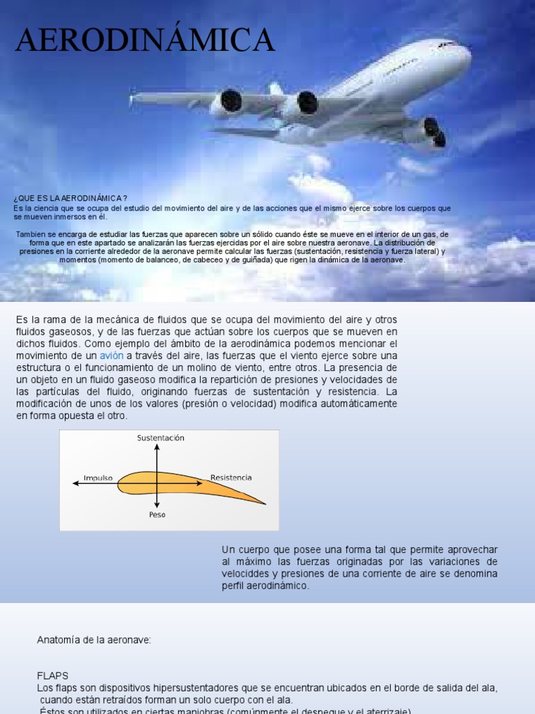 Clase Aerodinámica 1 Pdf Avión Ala