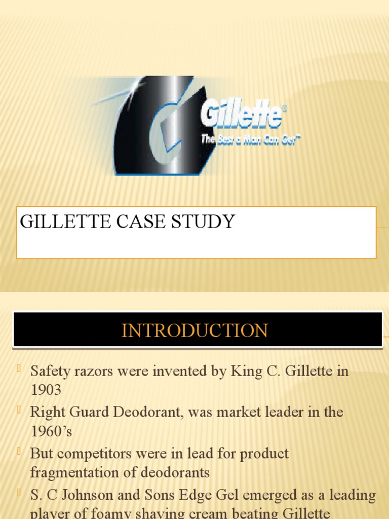 Gillette Case Study | PDF | Razor | Marketing