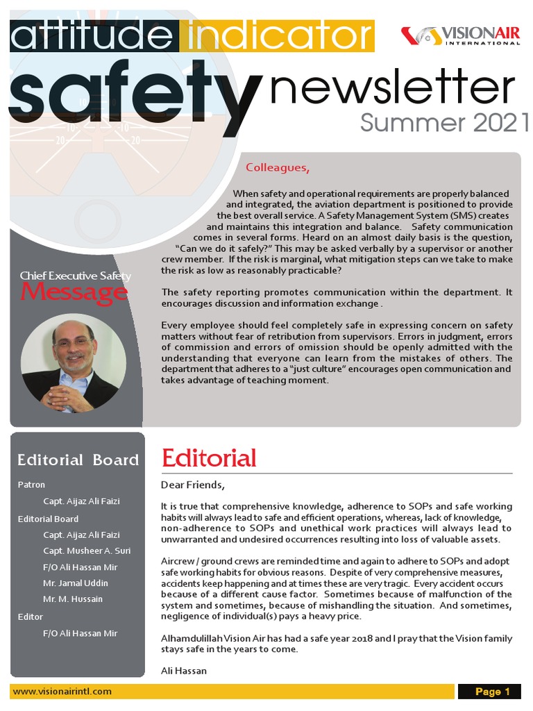 Safety Newsletter 2020 1 | PDF | Risk | Cognition