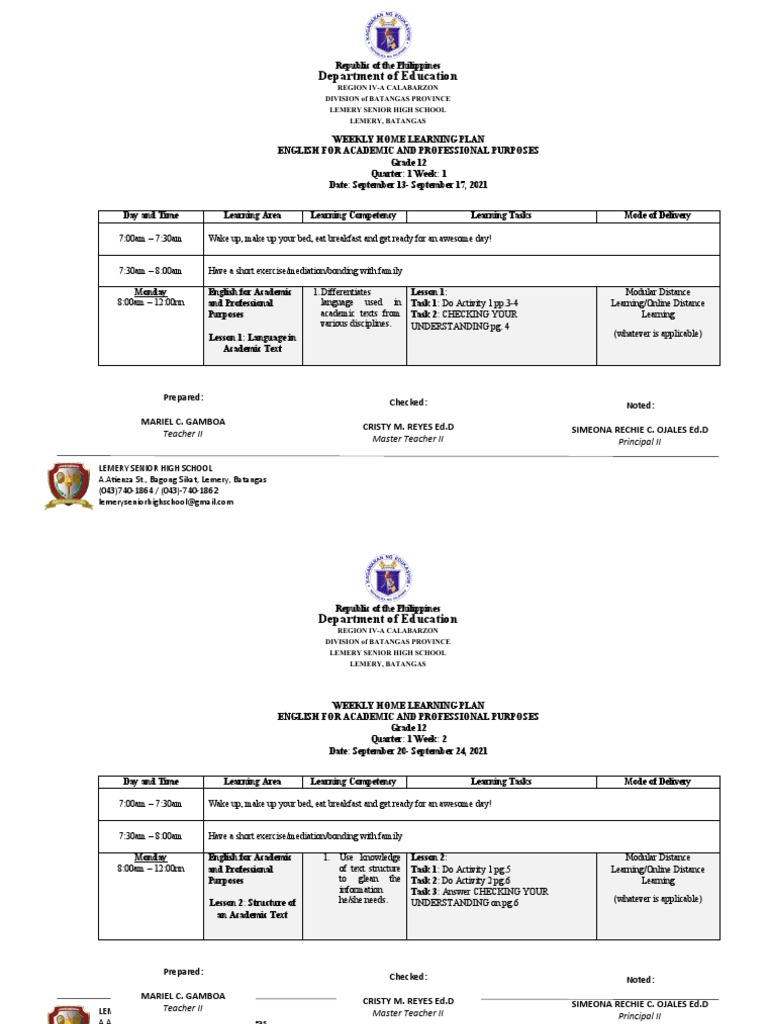 Department of Education: Shared Responsibilities | PDF | Educational ...