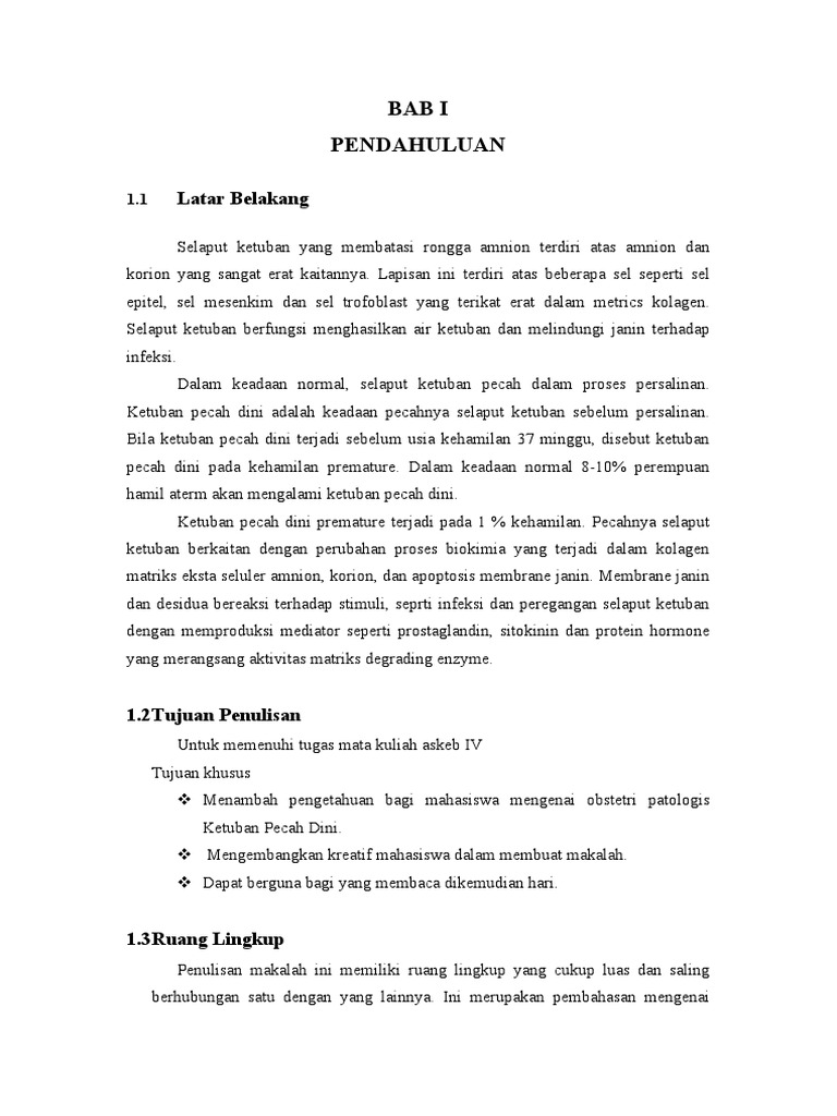 Bab I, Ii, Iii KPD | PDF