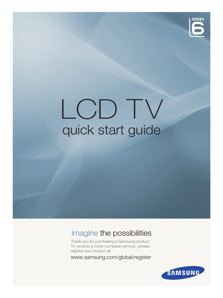 Samsung Le32a656a1f XXH Quick Start | PDF | Television | Set Top Box