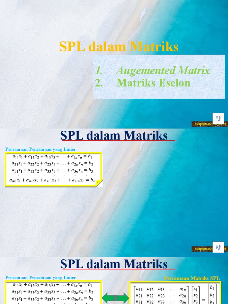 SPL Matriks v2 | PDF