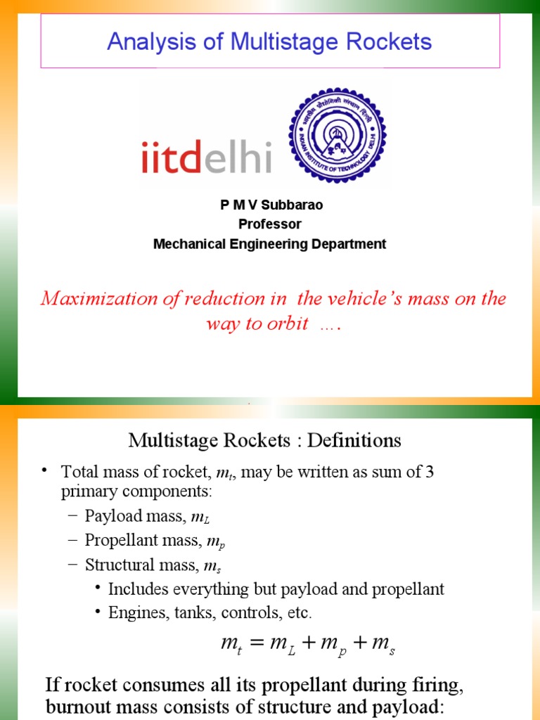 Analysis of Multistage Rockets | PDF | Rocket Propellant | Rocket Engine