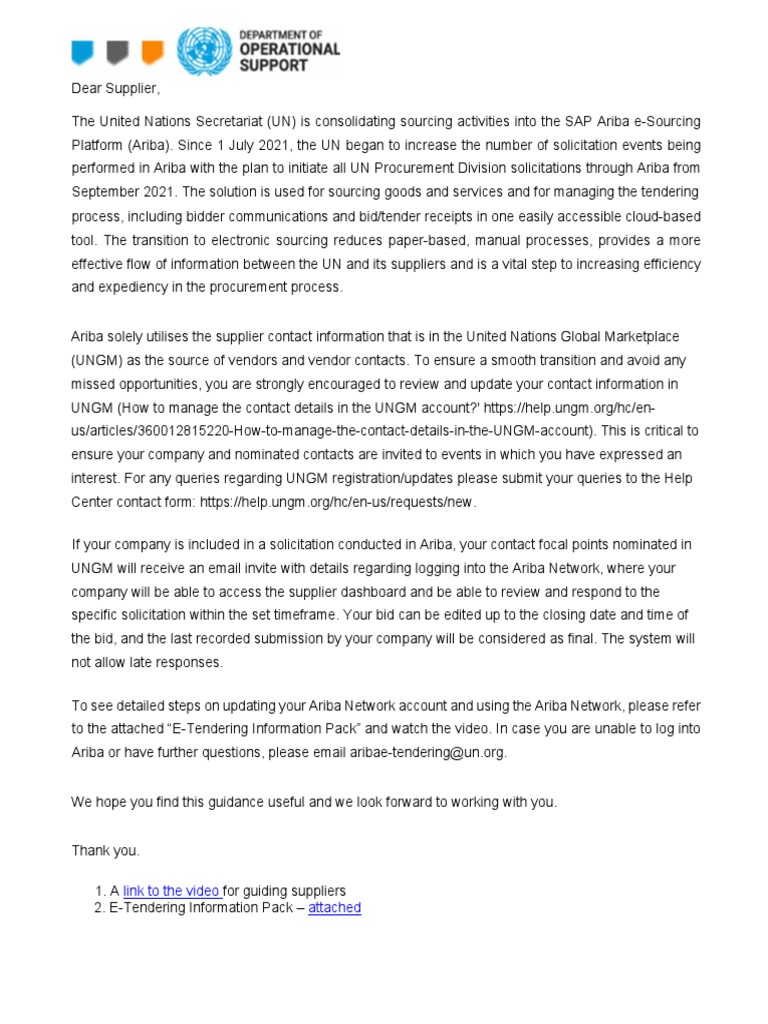 Ariba Guide | PDF | Business