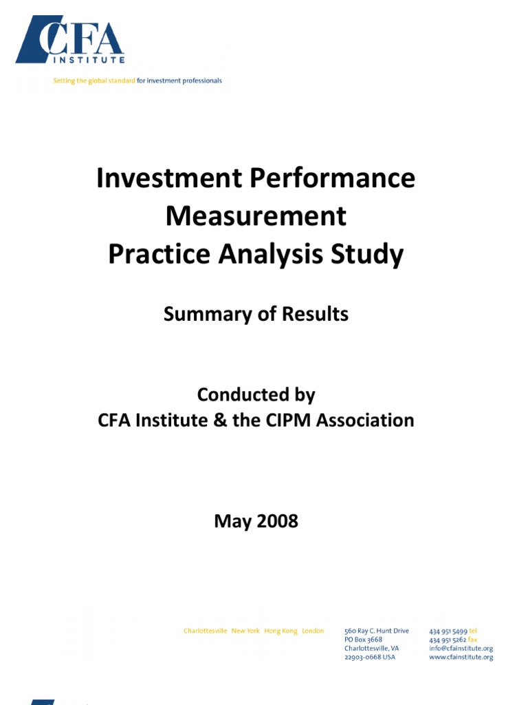 CIPM Study Summary Results | PDF | Survey Methodology | Cognition