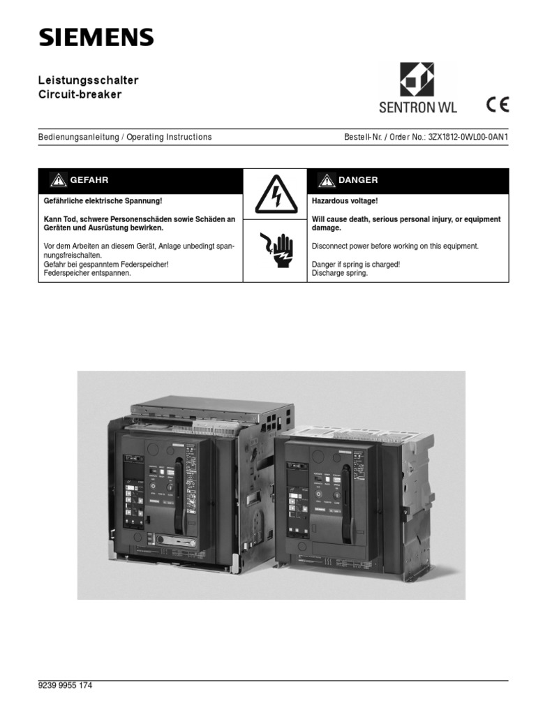 3WL Operating Instructions | PDF
