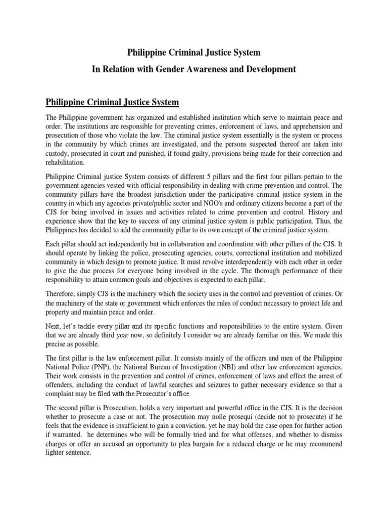 BSC 3-7 PCJS Manuscript | PDF | Prosecutor | Criminal Justice