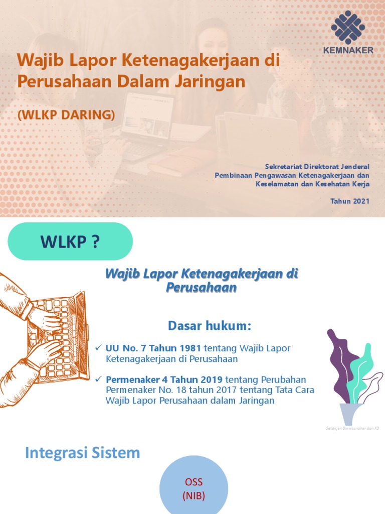 Panduan WLKP Daring untuk Perusahaan | PDF
